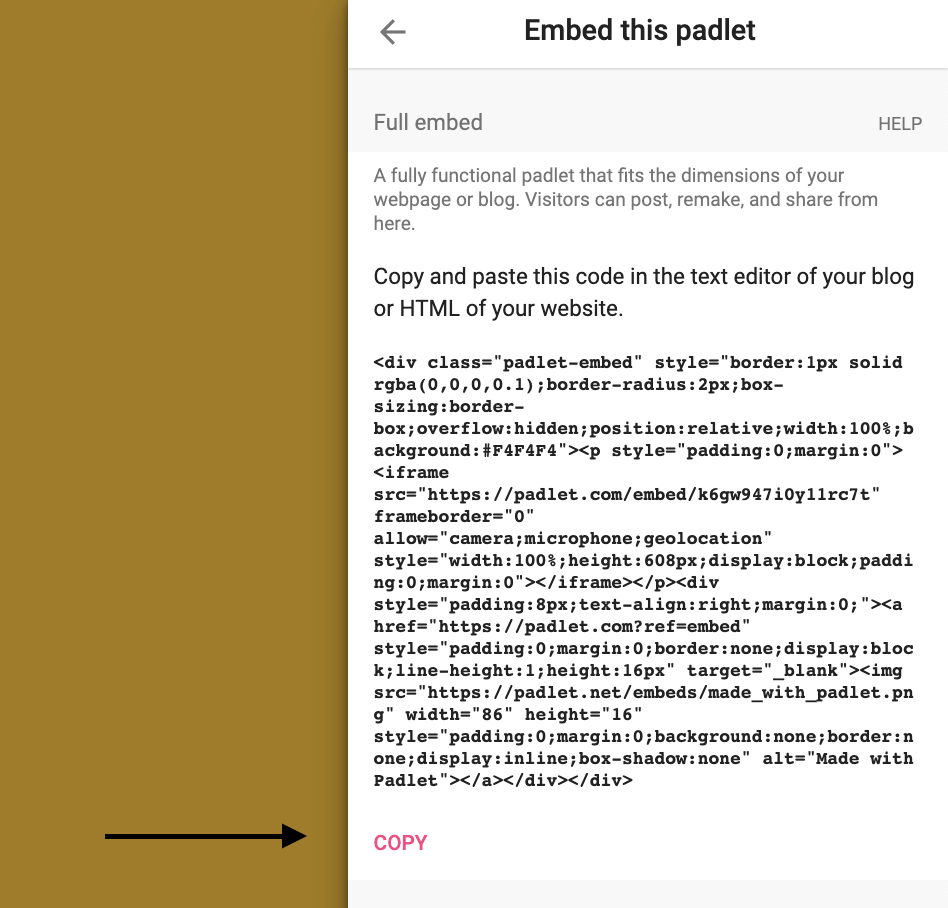 Padlet: Embed into the VLE (Moodle)